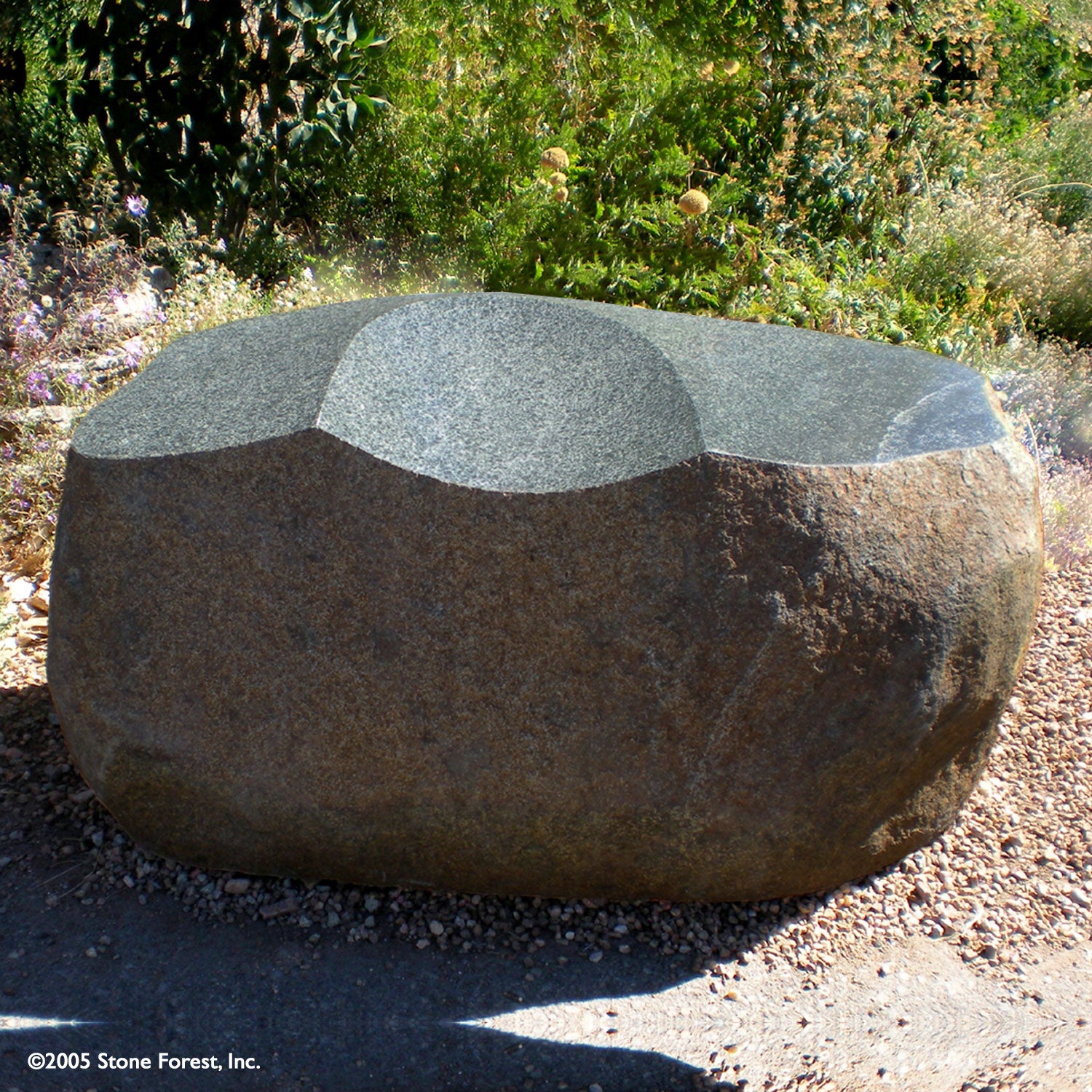 Sculptural Barrier/ Bench – Stone Forest